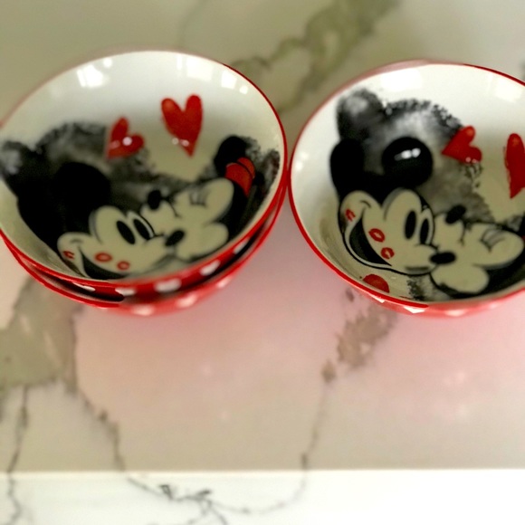 Kitchen | Disney Mickey And Minnie Mouse Bowl Set | Poshmark